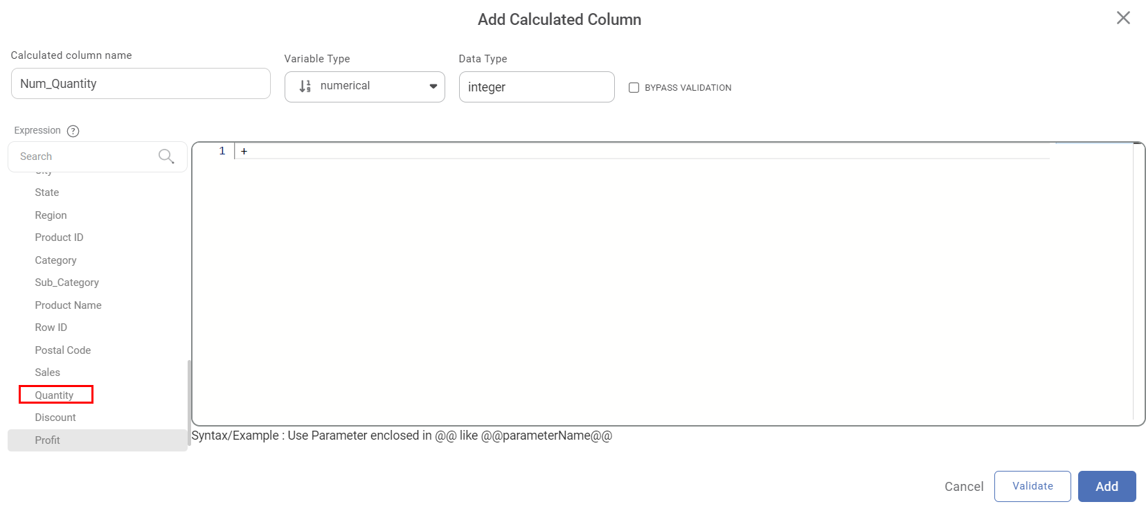 Adding Calculated Column to Dataset Adding Calculated Column to Dataset